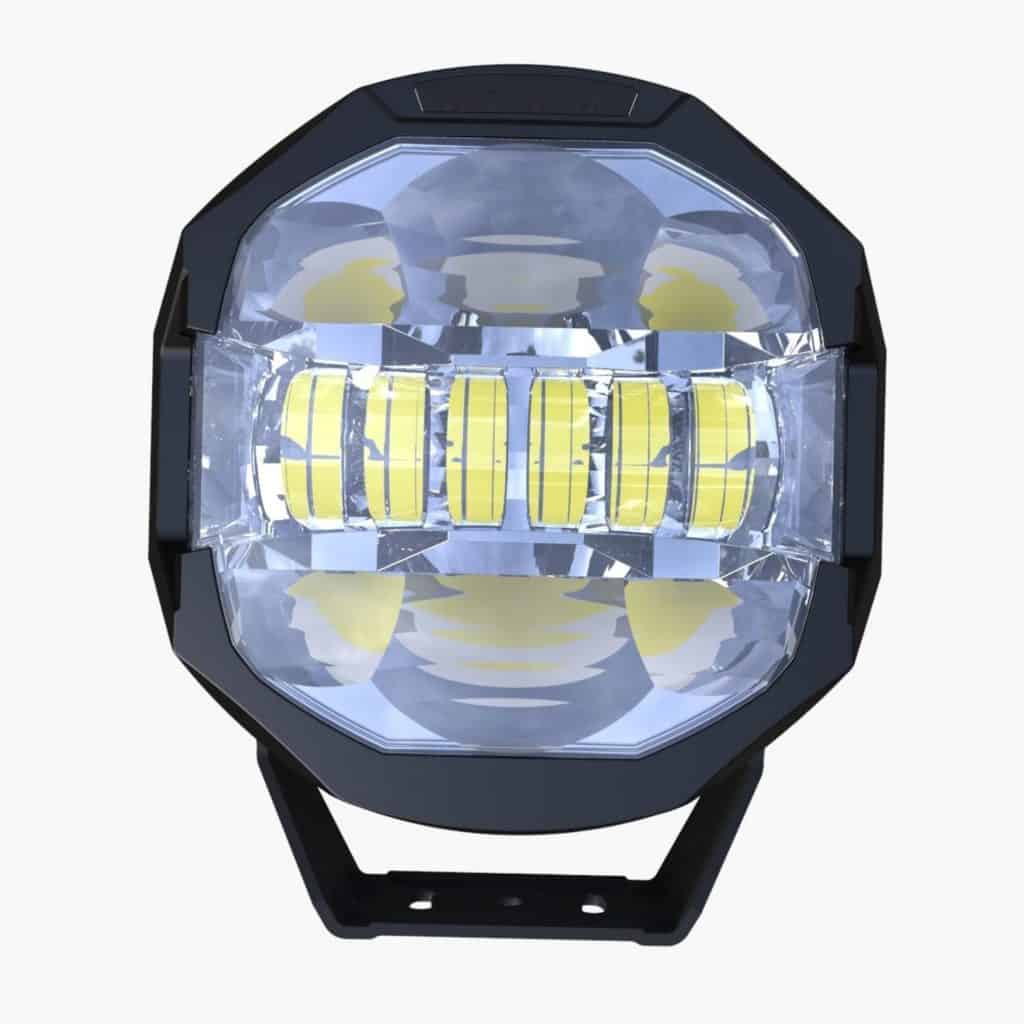 Omega Explora LED 7" 100 Combo Beam Set (2 Spotlights including Harness ...