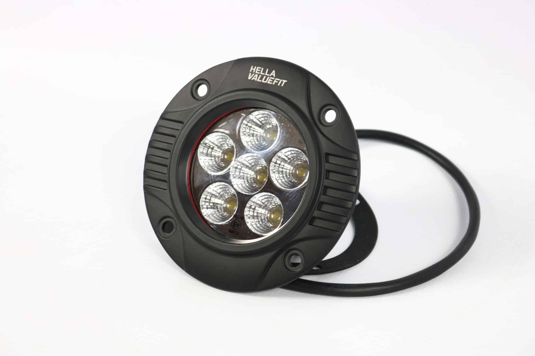 Hella Valuefit Flush Mount 6 LED Round 90mm Close Range - Autolume Plus