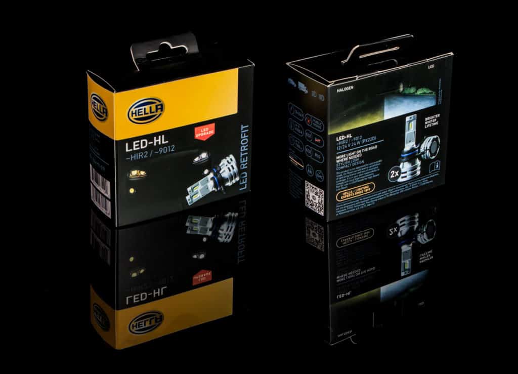 Hella LED Retrofit (HIR2/9012) - Set of two bulbs - Autolume Plus