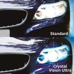 Philips Crystal Vision Ultra H4 + 2 Free Park Light Bulbs - Autolume Plus